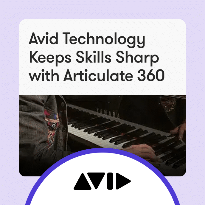 Avid Technology Keeps Skills Sharp for 1000+ Learners With Articulate 360 | Articulate