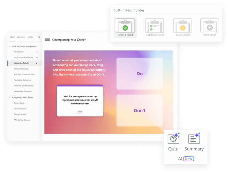 Highly Customizable Course Authoring With Storyline Articulate