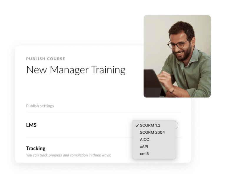 A frictionless LMS for quickly distributing online training | Articulate