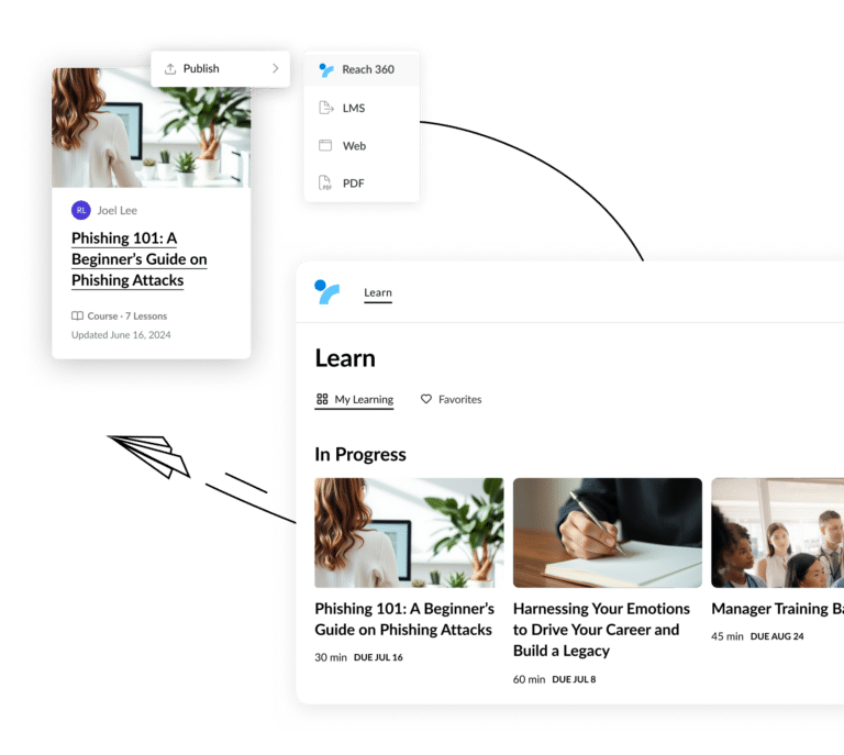 A frictionless LMS for quickly distributing online training | Articulate
